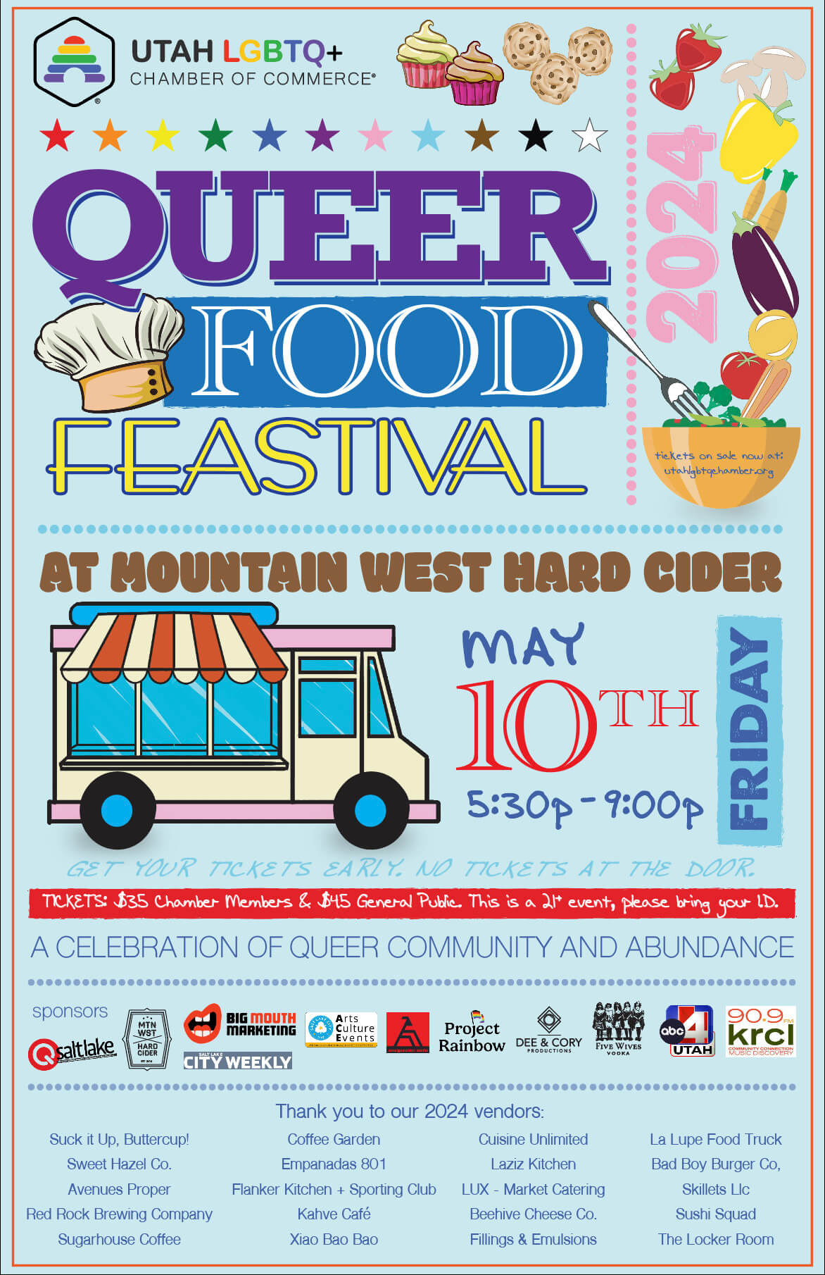 Queer Food FEASTival! - Utah LGBTQ+ Chamber of Commerce